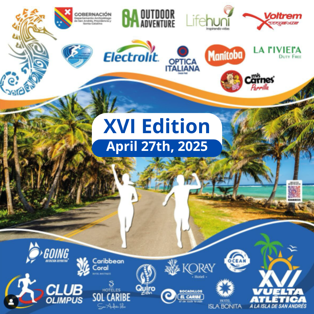 10K, 5K, Half Marathon, Other Distance Race Visa San Andrés Island Running Race 32K @ San Andrés ...