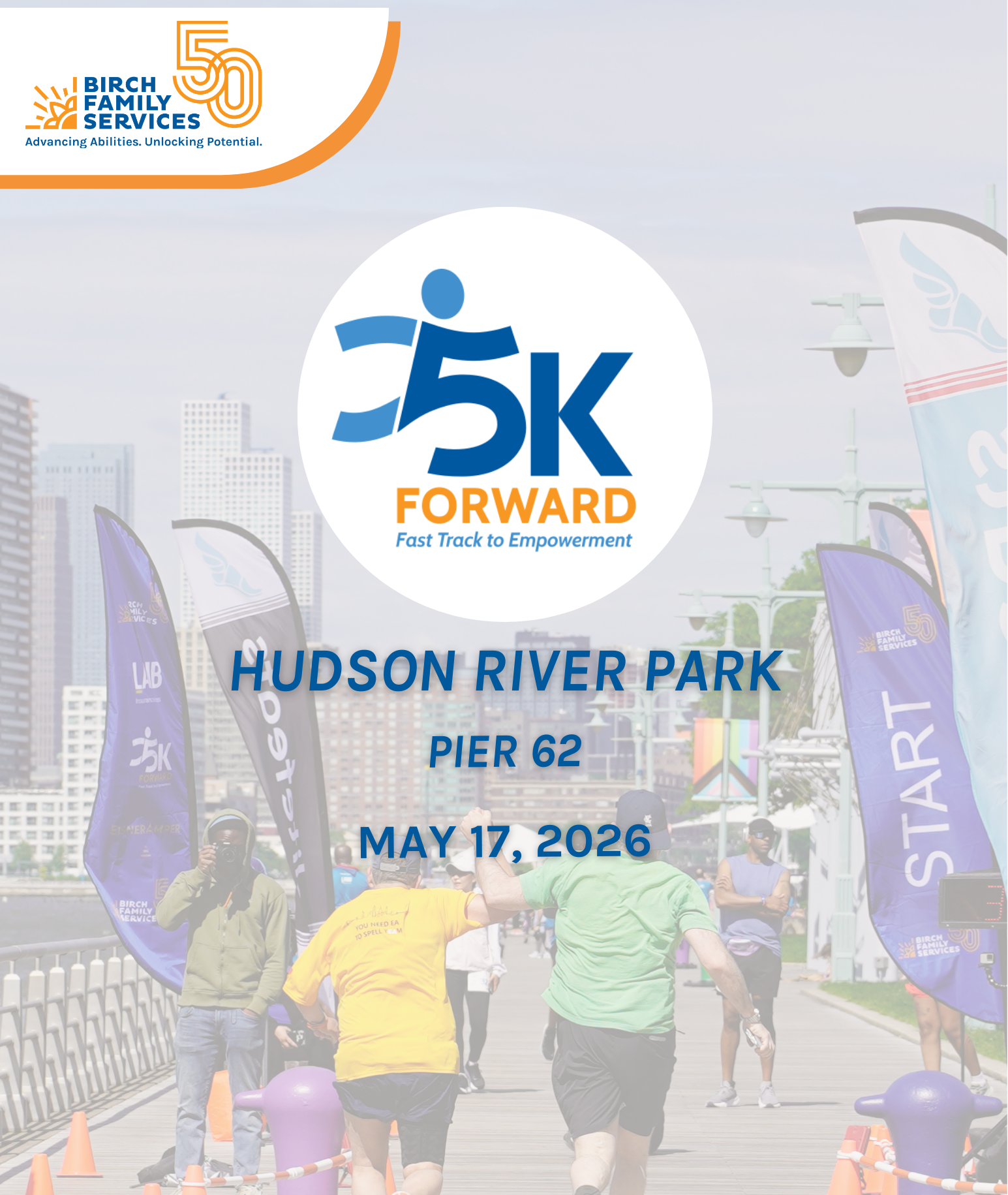 5K Race Birch Family Services’ 5K @ Hudson River Park's Pier 62, New ...